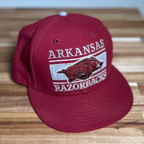 New Era | Accessories | New Era Arkansas Razorbacks Fitted Hat | Poshmark